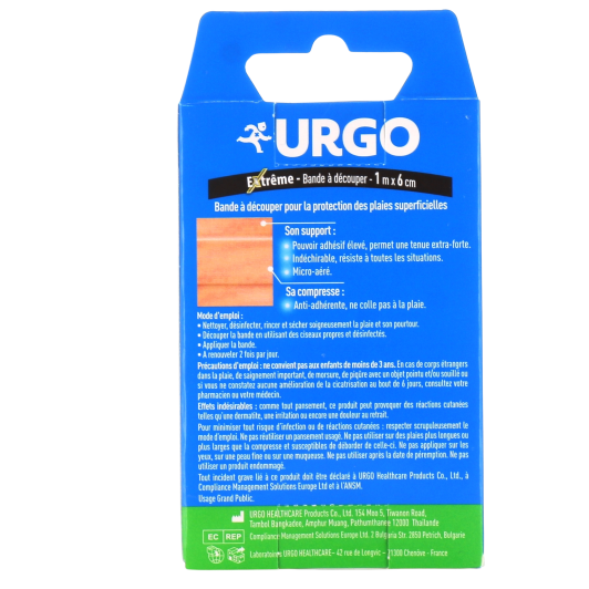 Urgo Pansement extrême tenue extra forte - Pouvoir adhésif élevé