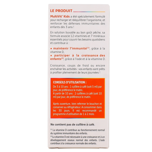 Forté Pharma MultiVit' Kids Vitamines et Immunité