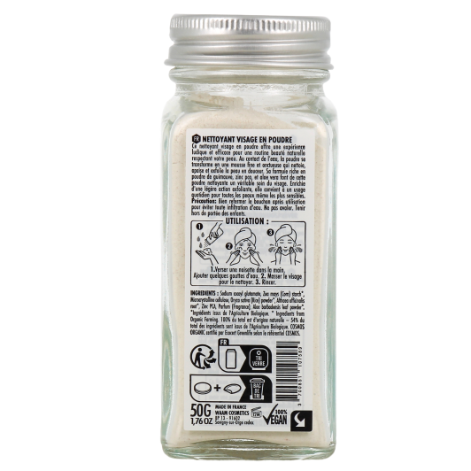 Waam Magic Powders Nettoyant visage en poudre - Action exfoliante