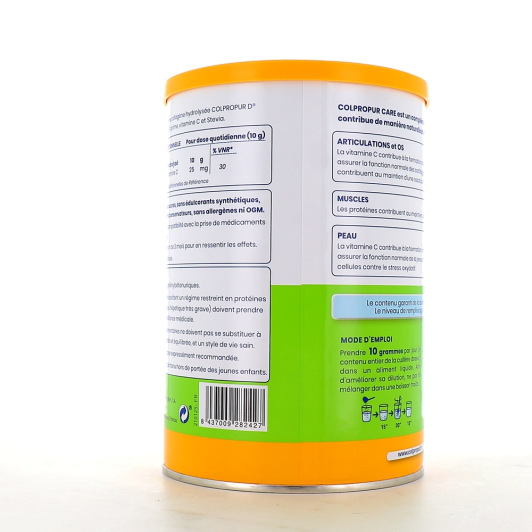 Colpropur Care collagène en poudre - Articulations, muscles et peau