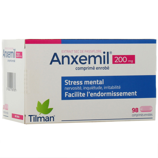 Anxemil 200mg - Stress mental, nervosité