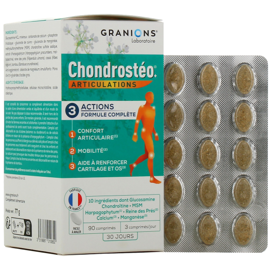 Chondrostéo+ Articulations Triple Action - Bien-être et mobilité ...