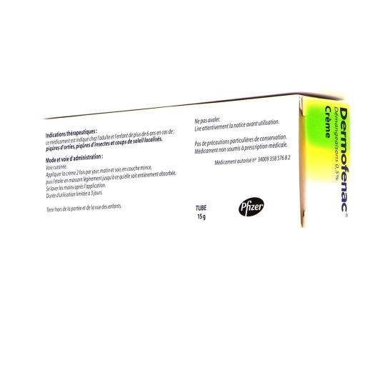 Dermofenac 0,5% - Crème Anti-Démangeaisons 15g