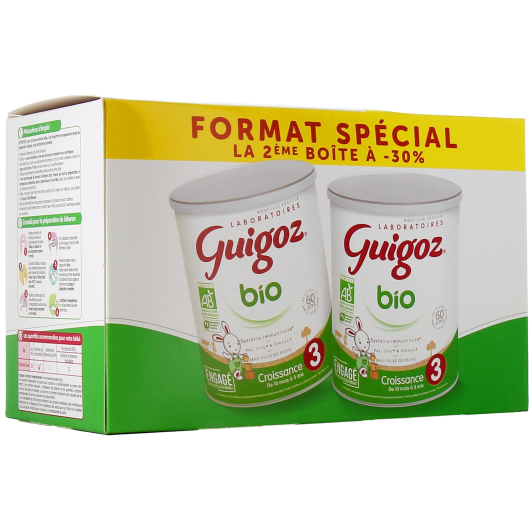 Guigoz Bio lait de croissance - Alimentation bébé dès 10 mois