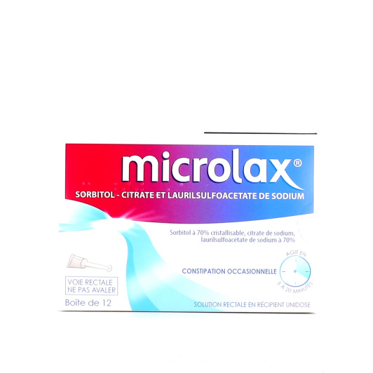 Microlax - Constipation occasionnelle